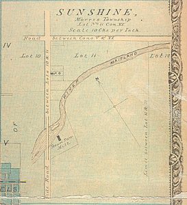 Sunshine Town Plan - ghosttownpix.com